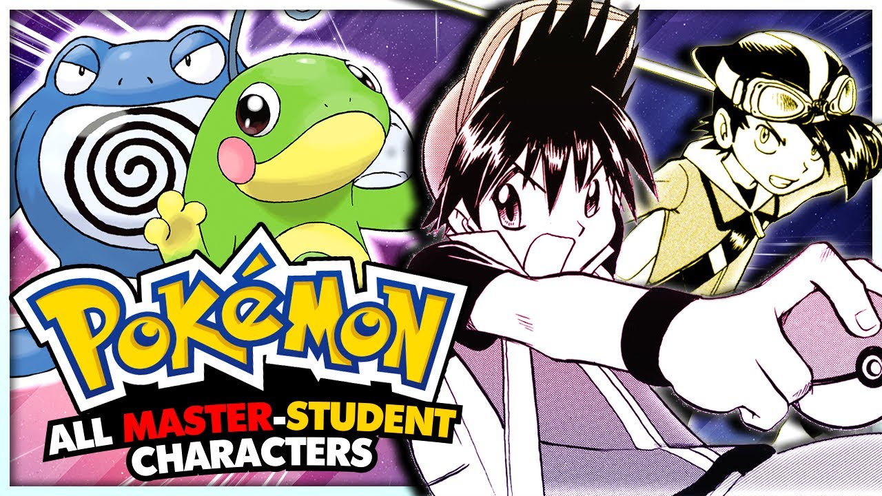 All Master And Student Characters (Pokémon Adventures) - YouTube