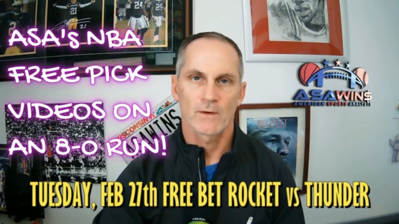 Best NBA Free Bet | 8-0 NBA RUN | 2-27-24 - YouTube