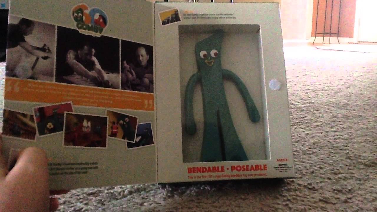 Gumby box set with collectable 1950s gumby toy - YouTube