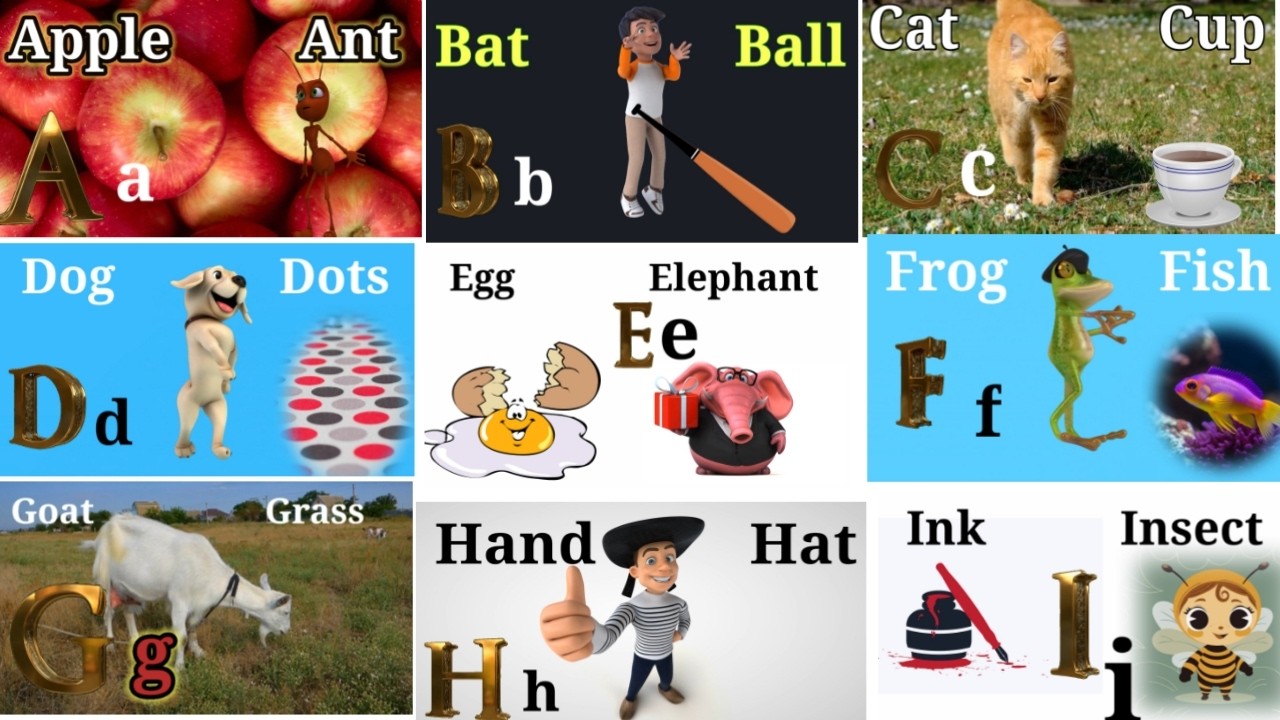 Live : A for apple, एबीसीडी, abcd,abcd song,क से कबूतर,k se kabutar,अ ...