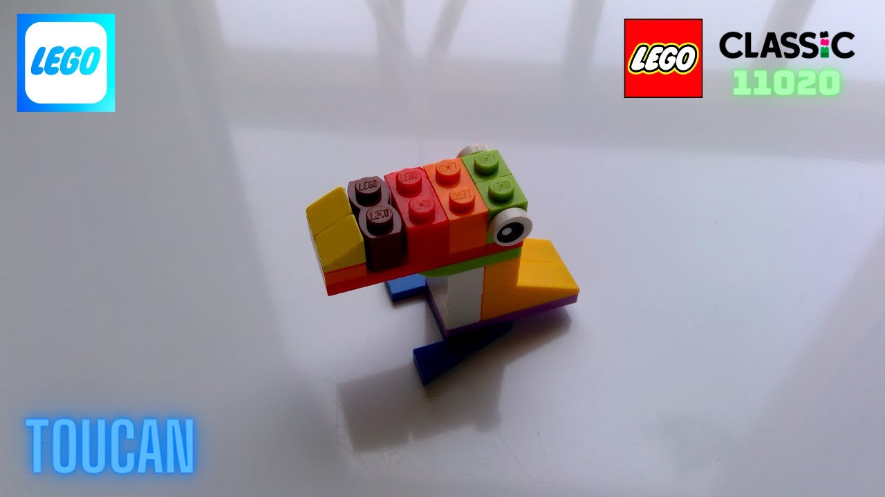 Lego Classic 11020 Toucan Building Instructions 079 - YouTube