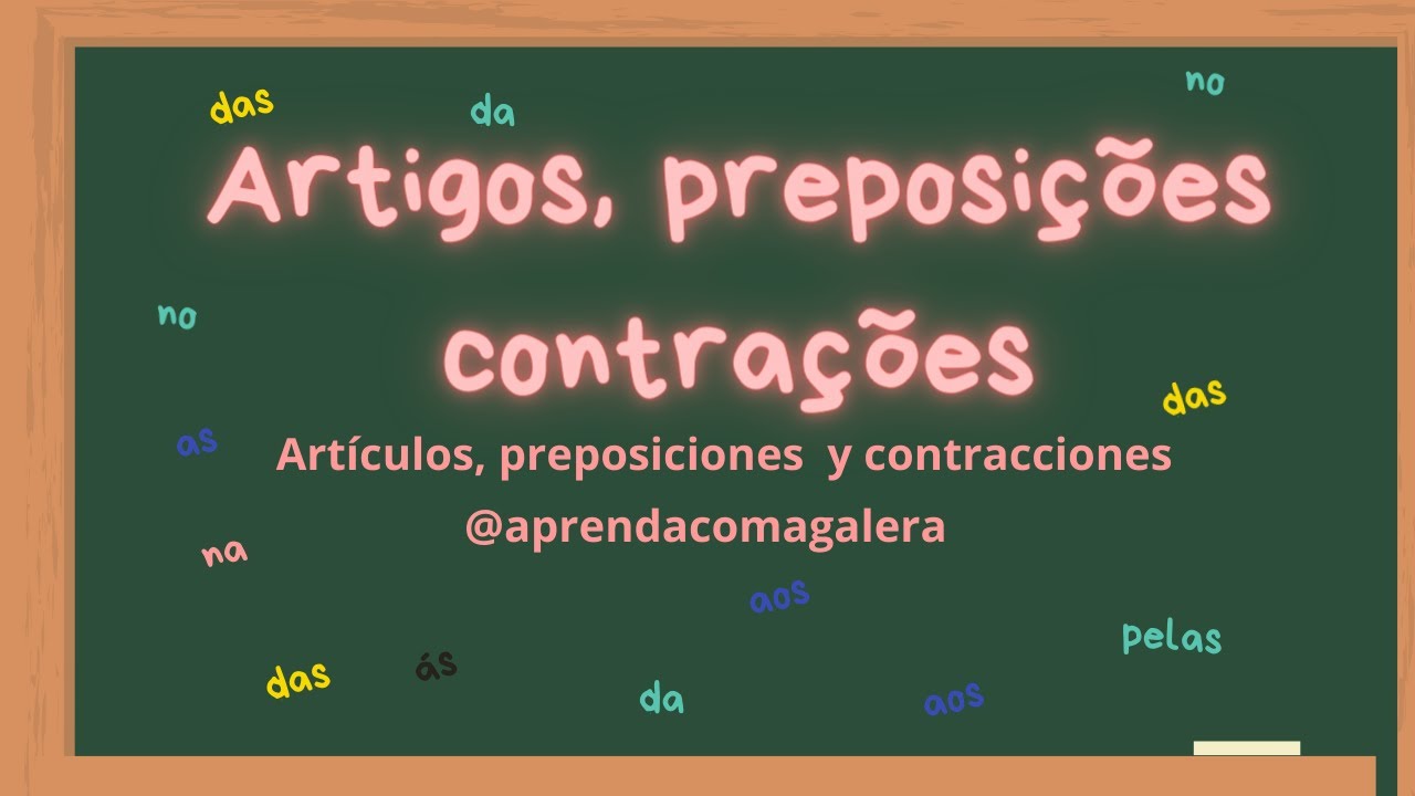 Artículos, preposiciones y contracciones | Curso de Portugués | Aprenda ...