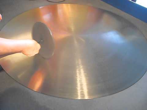 Disks and rotating table - back and forth - YouTube