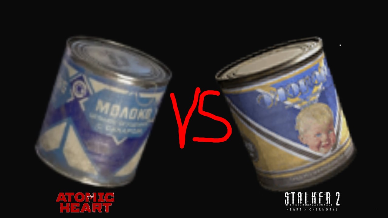 Comparison of condensed milk cans in S.T.A.L.K.E.R. 2: Heart of ...