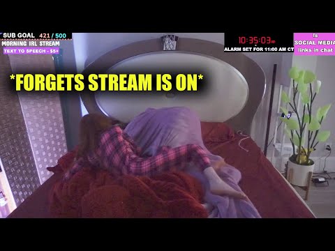 THEY FORGOT THEY WERE STREAMING👀