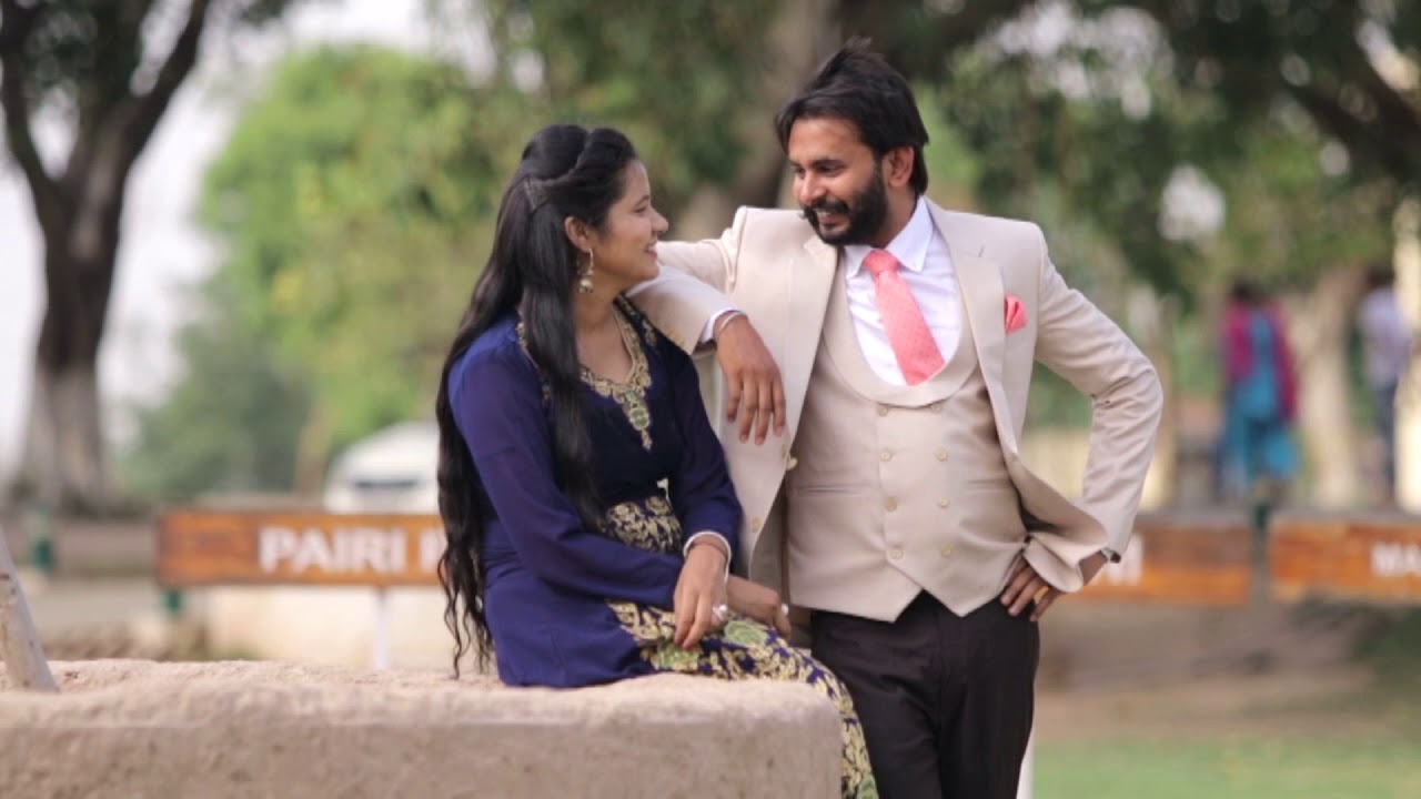 Hardeep weds payal pre-wedding shoot - YouTube