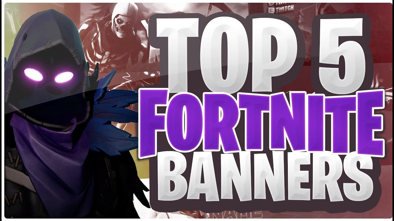Top 5 Fortnite Banner Templates | Free Channel Art Templates (2019 ...