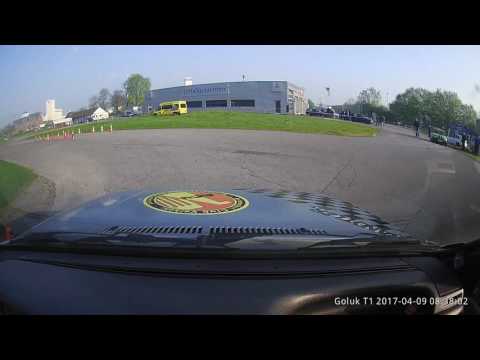 27. Klingenstadt-Slalom Scuderia Solagon 09.04.2017, Kerstin Trainingslauf, Frontkamera, Neuss