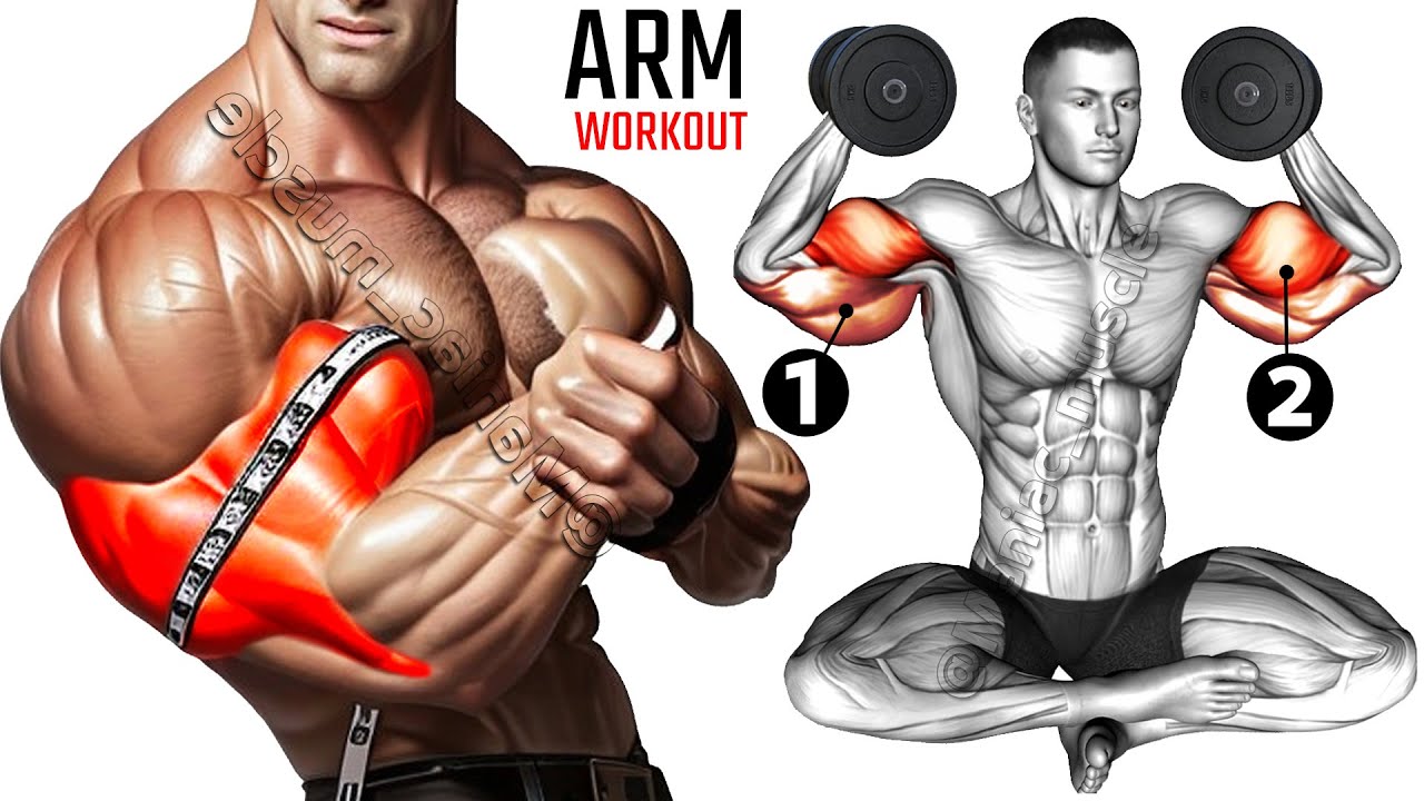 FULL ARMS WORKOUT | Biceps and Triceps Workout | Maniac Muscle - YouTube