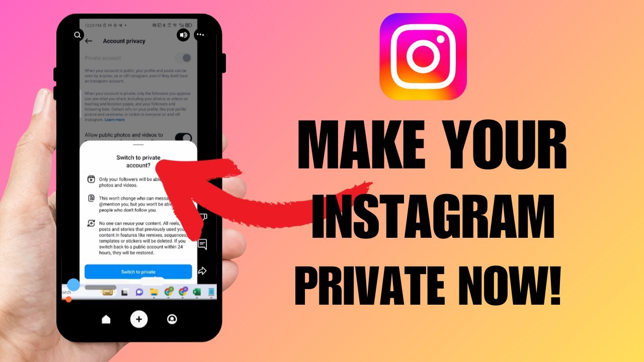 How to Make Instagram Account Private | Full Privacy Guide - YouTube