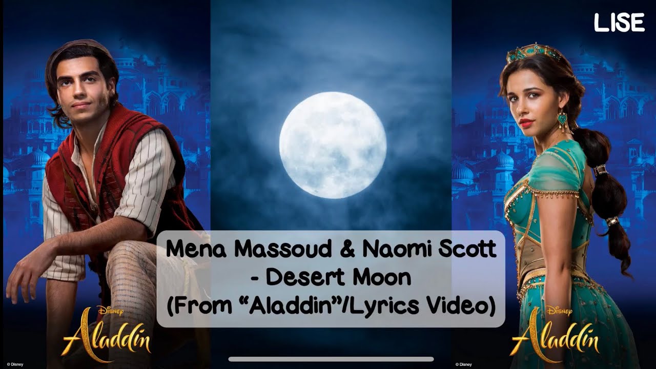 Aladdin (2019) - Desert Moon (Lyrics Video) - YouTube