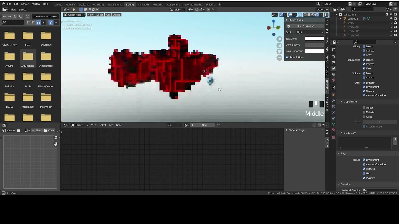 ( WITH Project file ) [2.9+] Blender Procedural Genshin Impact opening ...