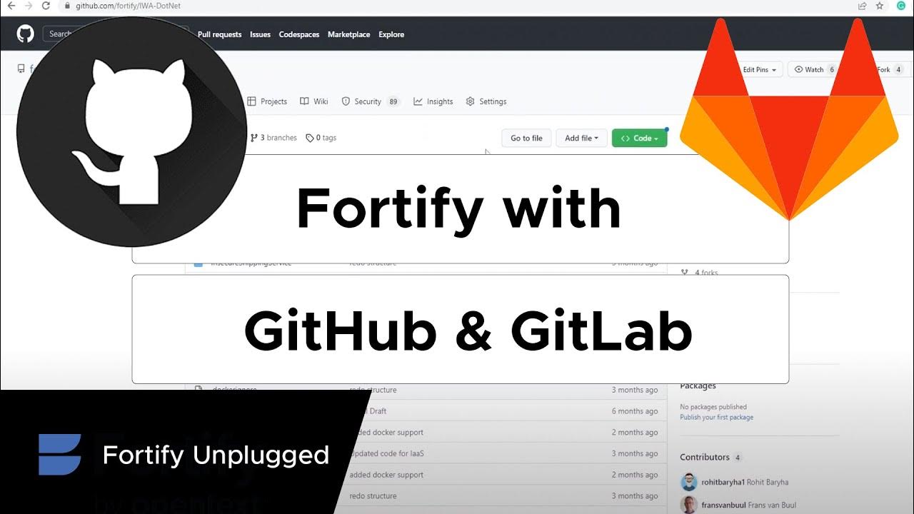 Fortify with GitHub & GitLab - YouTube