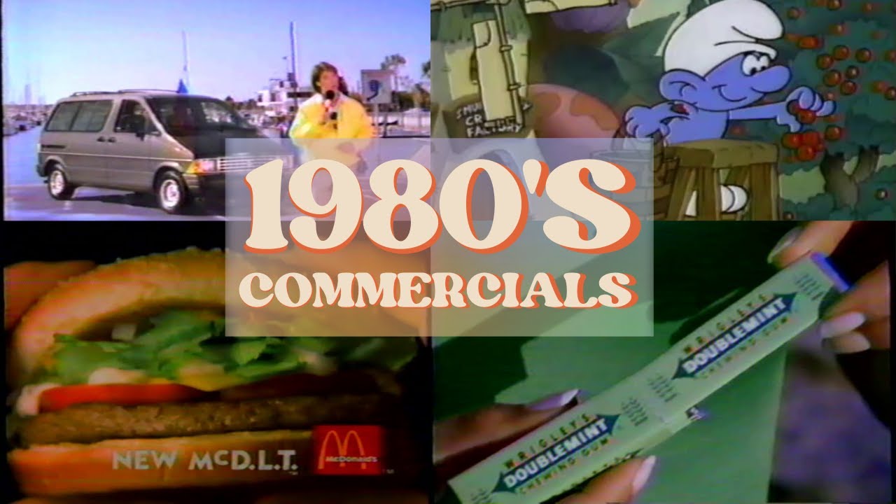 RETRO 1980's Commercial Compilation Vol. 1: One hour of 1980's ...