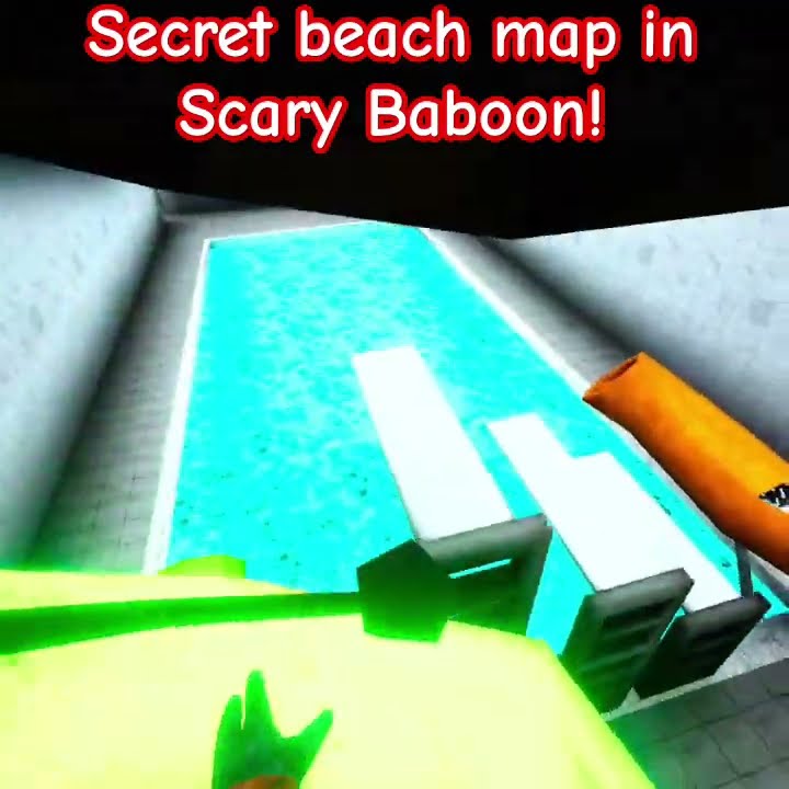 SECRET BEACH MAP in SCARY BABOON #scarybaboon #shorts - YouTube