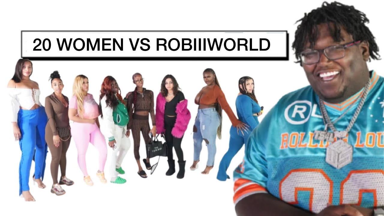 20 WOMEN VS. 1 INFLUENCER: ROBIIIWORLD - YouTube