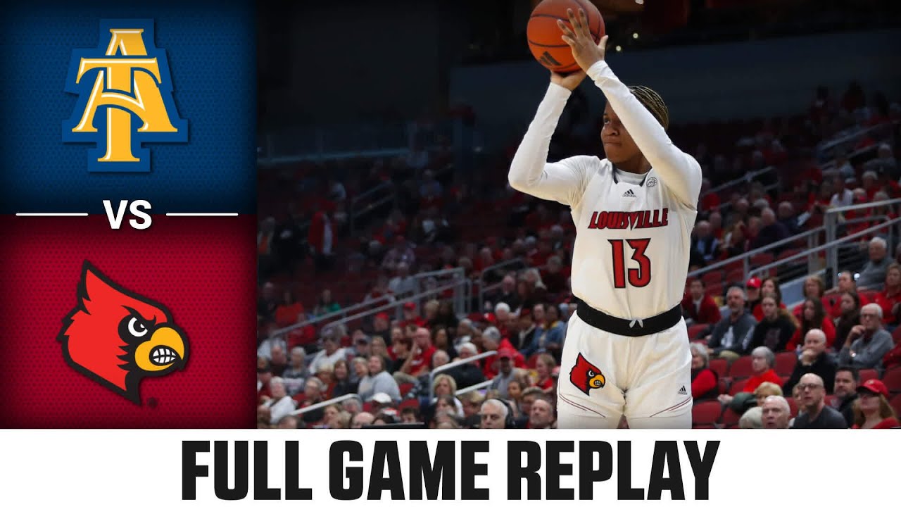 Nc Aandt Vs Louisville Full Game Replay 2023 24 Acc Womens Basketball