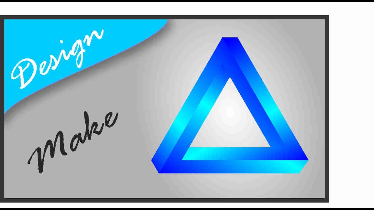 Triangle Design Coral drew | Tutorial Vol.27 - YouTube