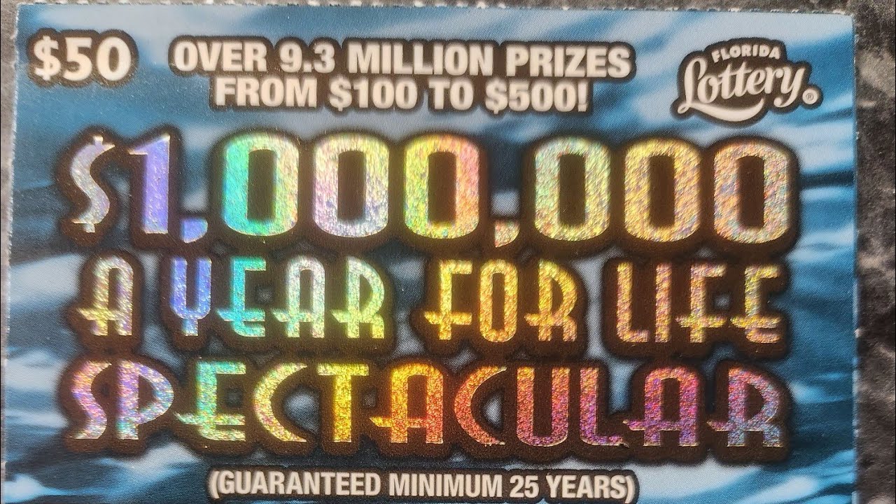 $1,000,000 A Year For Life SPECTACULAR lottery scratch off ticket - YouTube