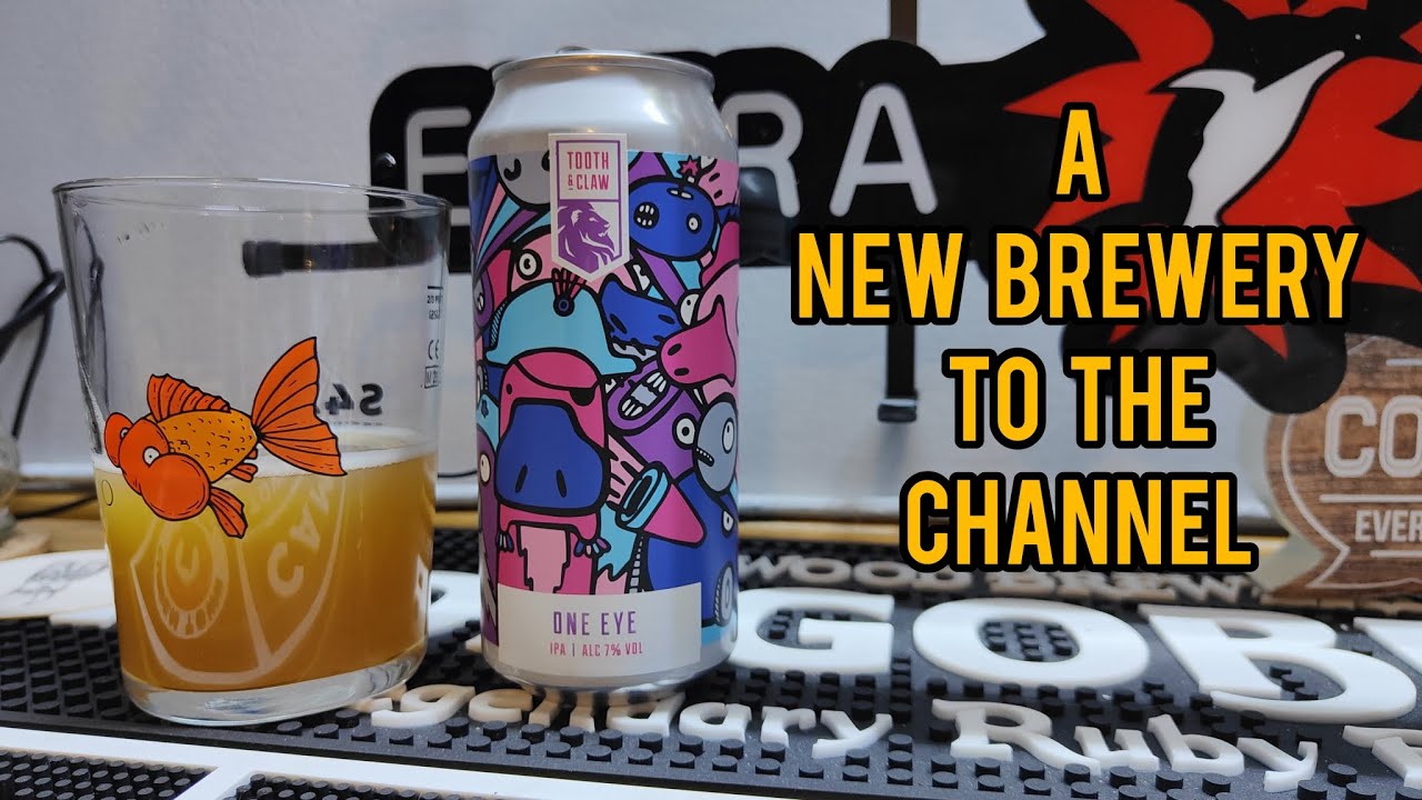 One eye IPA 7% - Tooth & Claw - review No. 1297 - YouTube