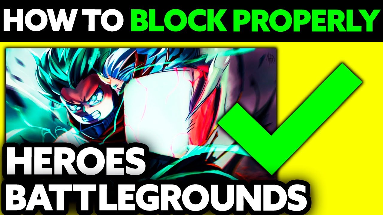 How To Block Properly in Heroes Battlegrounds (2025) - Step by Step - YouTube