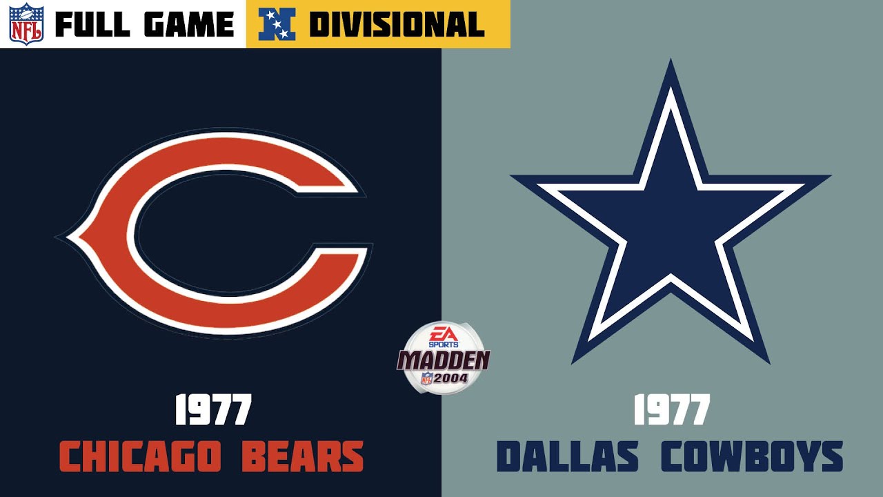 Madden NFL 2004 Historic Teams - 1977 Chicago Bears vs 1977 Dallas ...