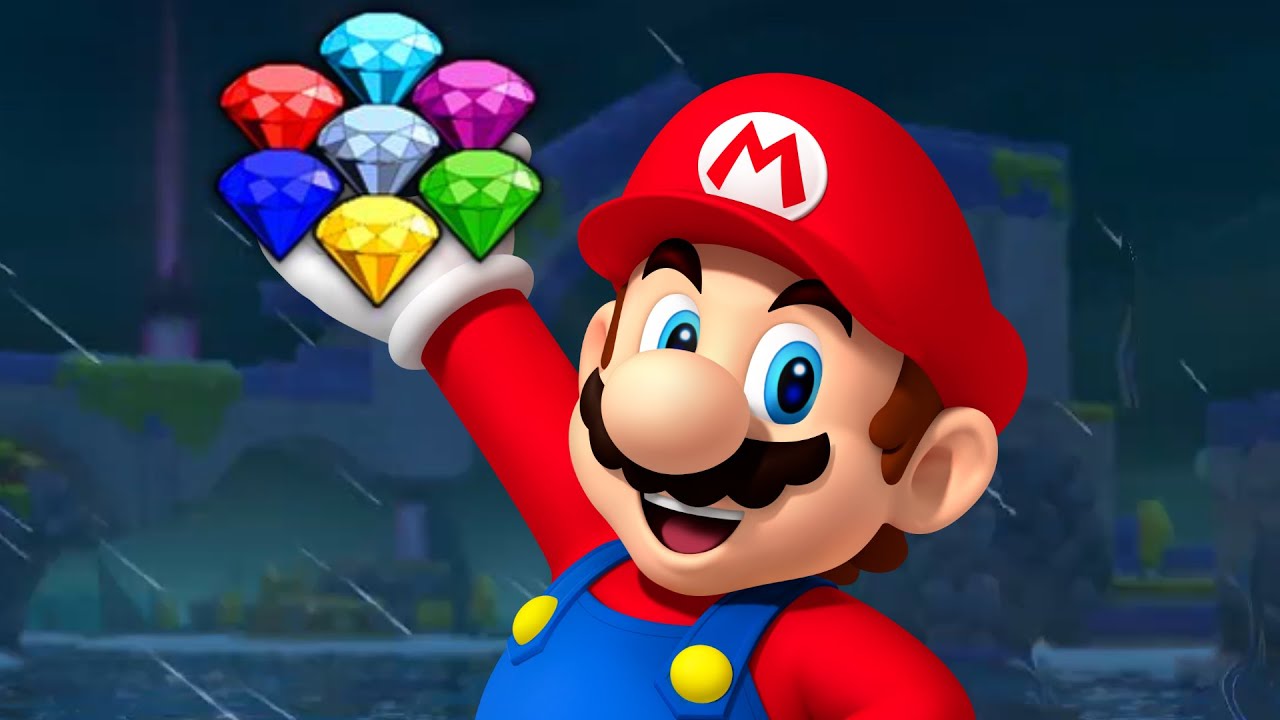 Mario collects all the chaos emeralds - YouTube