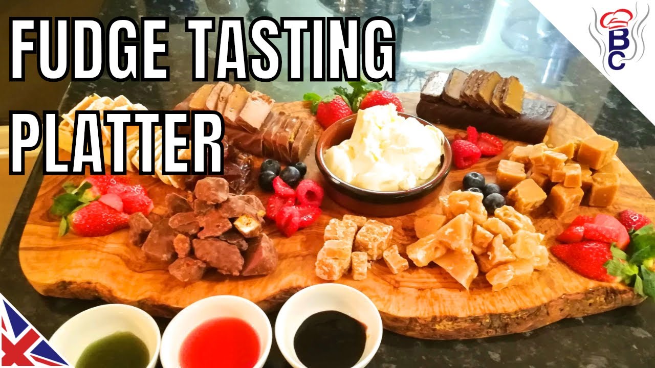 Fudge Tasting Board - Clotted Cream Fudge - Balsamic Dips and ...