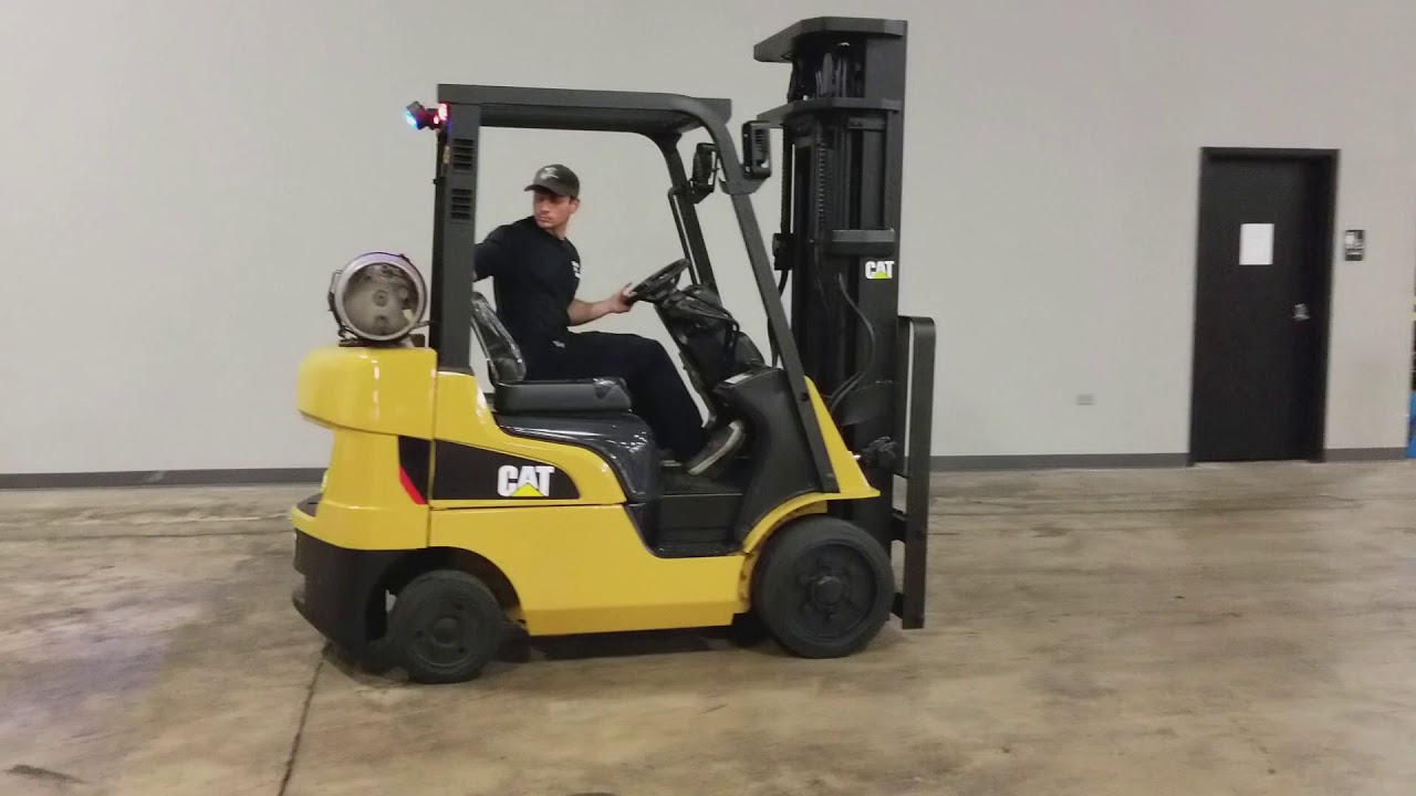 CAT 2C5000 FORKLIFT- GROWTH ENTERPRISES - YouTube