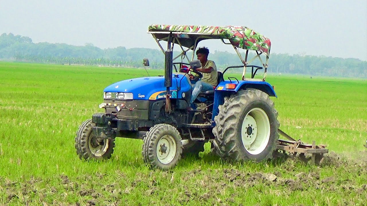 BEST OF MOTOR SOUND AT NEW HOLLAND TT55 - CULTIVATION - YouTube