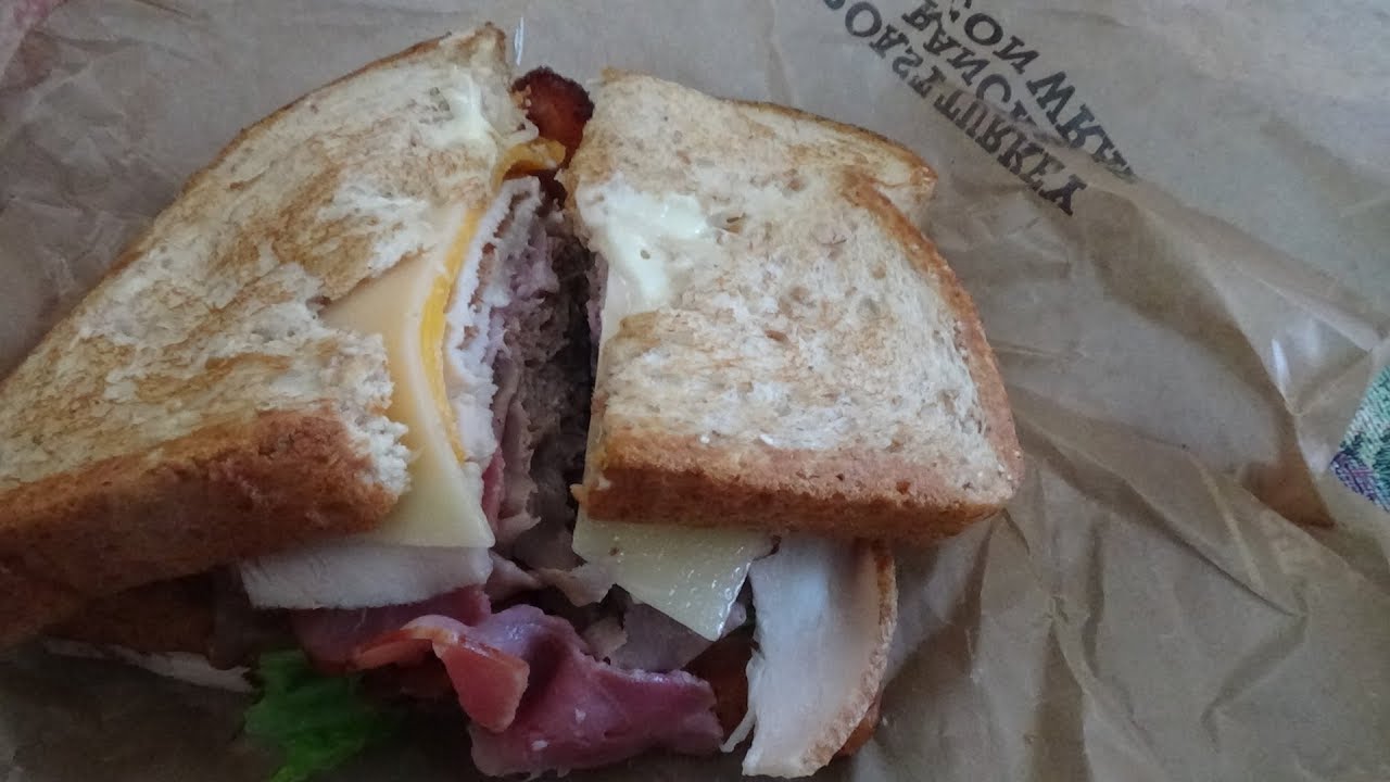 ASMR Eating @Arby's Triple Decker - YouTube
