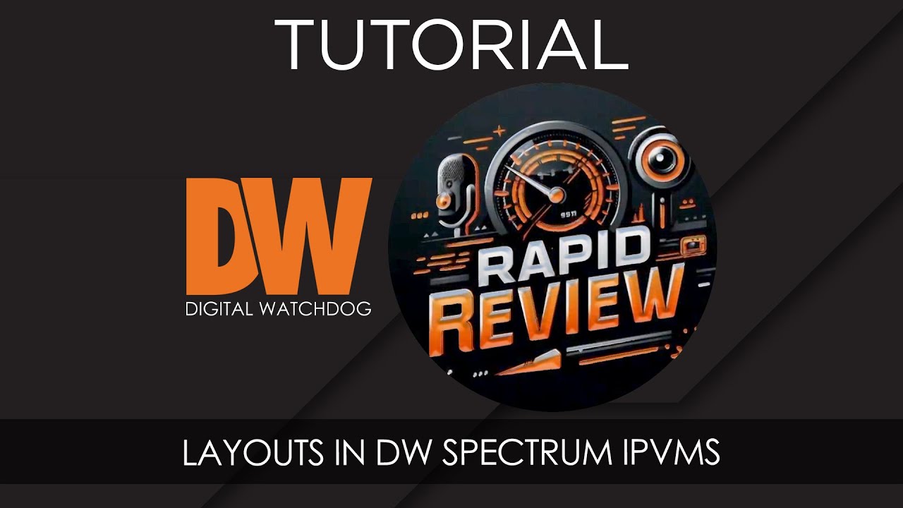 DW® Rapid Review™ Tutorial — DW Spectrum Layouts - YouTube