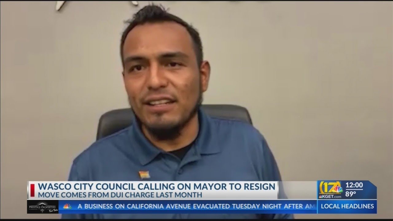 Wasco mayor said he expects to be exonerated of DUI charge - YouTube