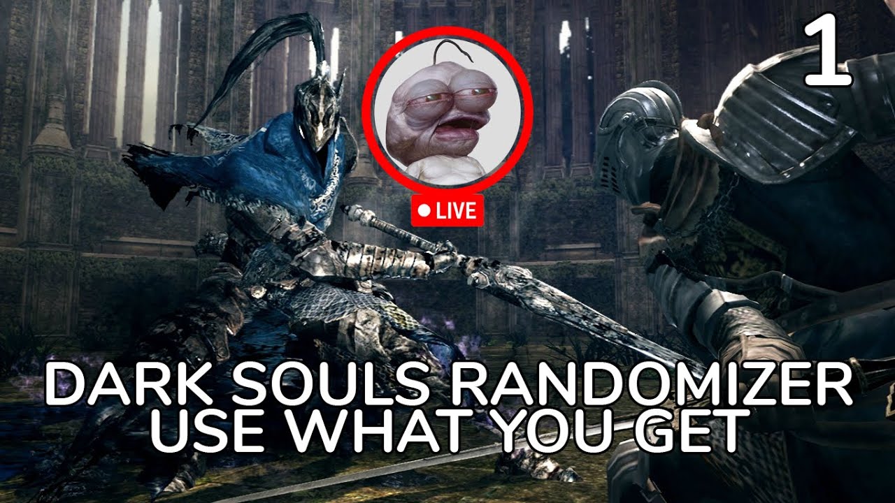 DARK SOULS mas TUDO que eu ver tenho que USAR (randomizer) #1 - YouTube
