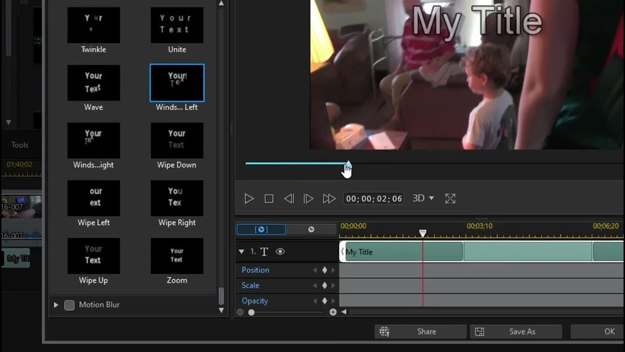 Title Animations in CyberLink PowerDirector 21 Ultimate - YouTube