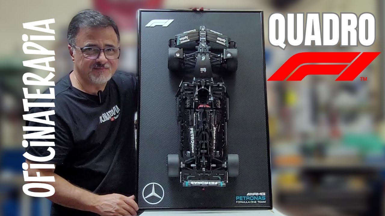 Montei um quadro para Mercedes de LEGO! | Quadro Formula 1 W14 E ...