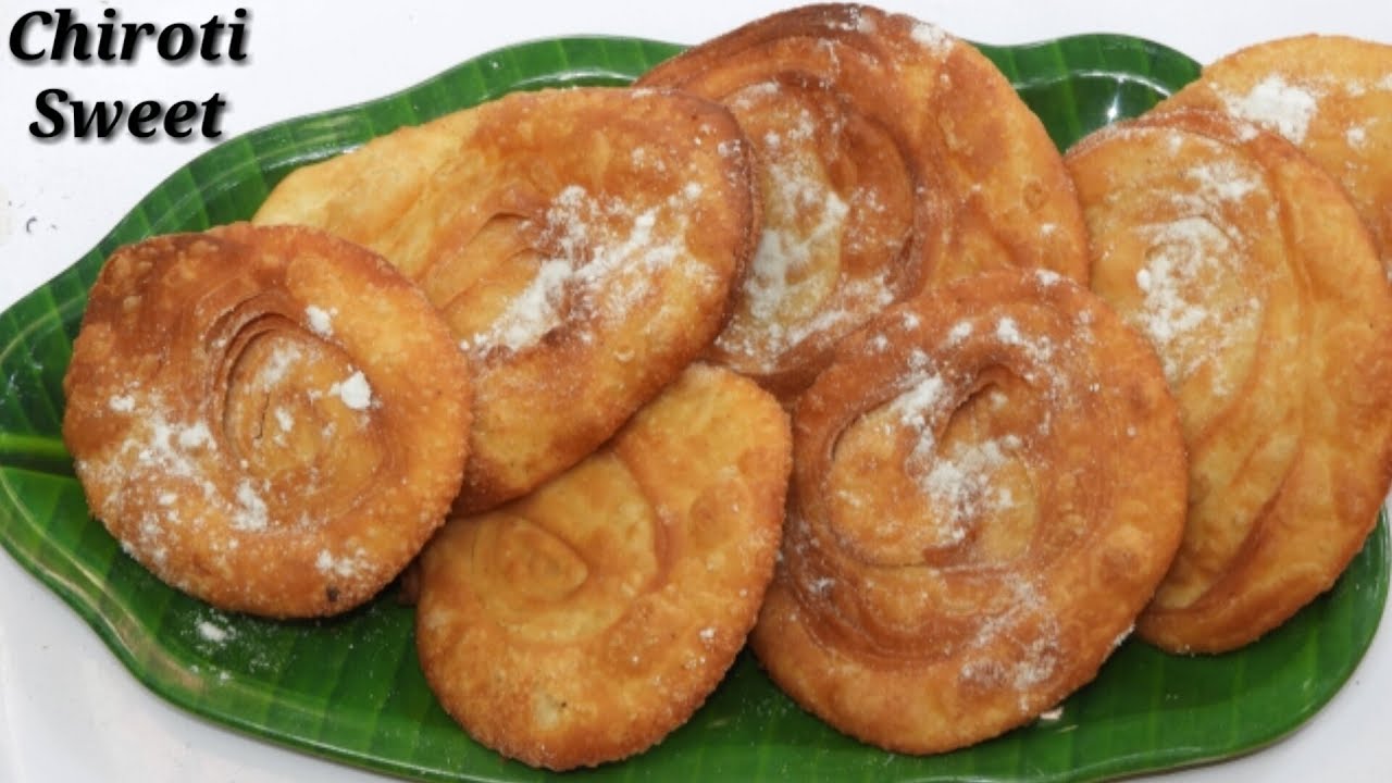 Chiroti Sweet Recipe in Kannada | ಚಿರೋಟಿ ಸಿಹಿ ತಿನಿಸು | Padhir Peni ...