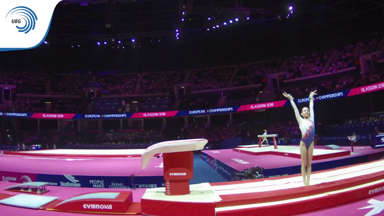 Mathilde WAHL (FRA) - 2018 Artistic Gymnastics Europeans, junior ...