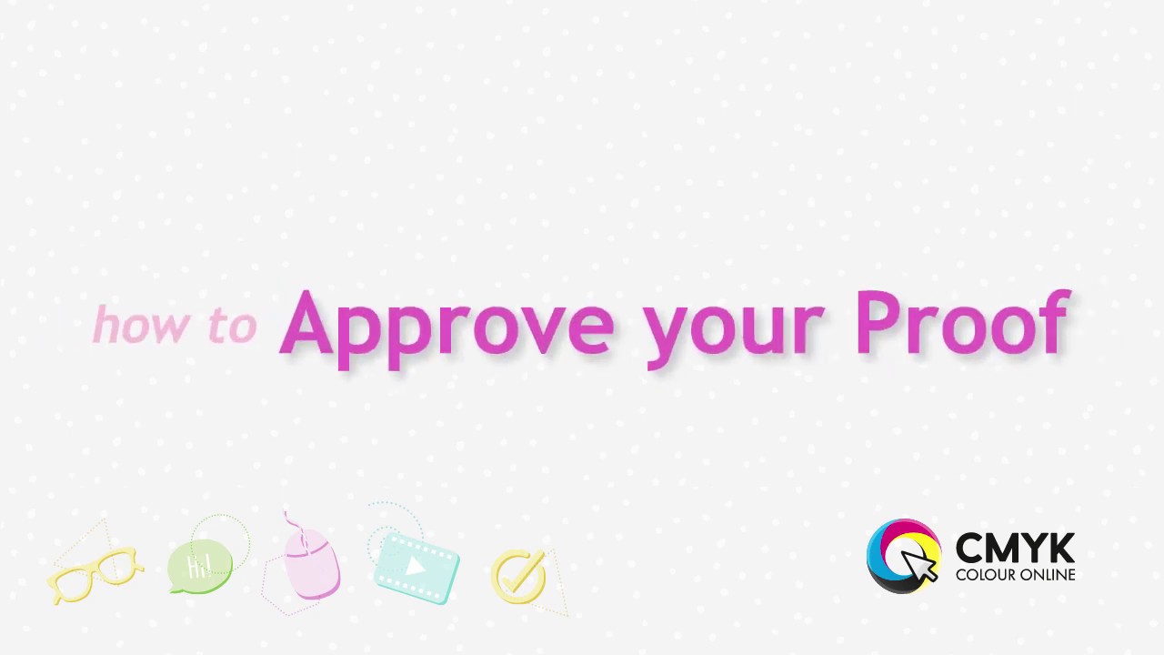 How to Approve your Proof - YouTube