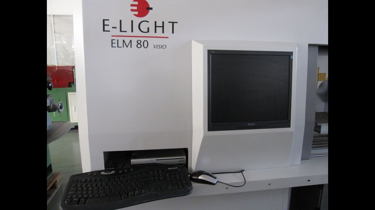 18631 Laser marking machine E-LIGHT ELM 80 Vision - YouTube