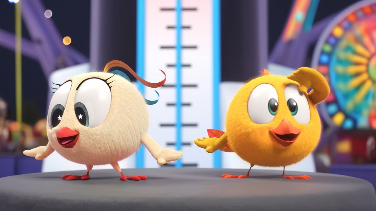 O parque de diversões | Onde está Chicky? | Pintinha amarelinho ...