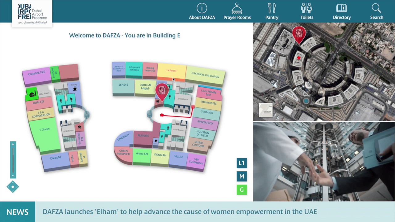 InterNext: Dafza Way Finding POC - YouTube