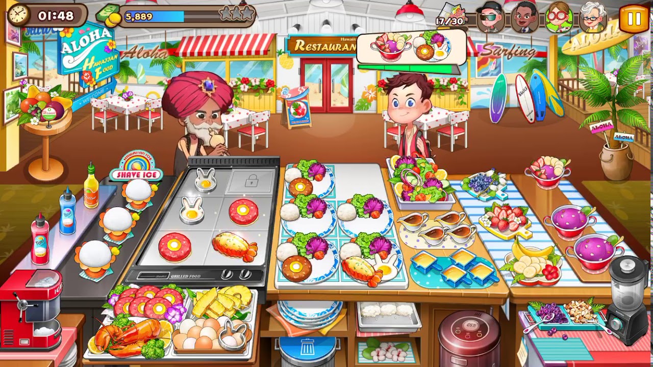 Cooking Adventure - Hawaiian Restaurant Level.55 - YouTube