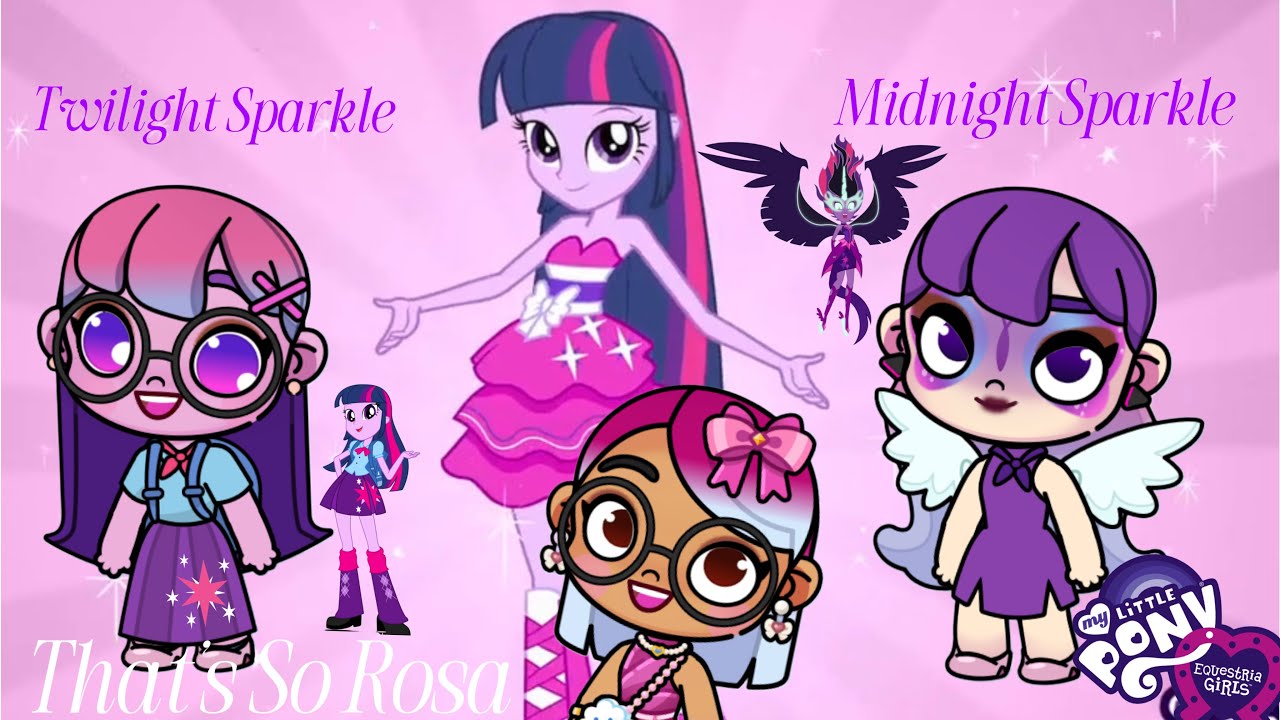 TWILIGHT SPARKLE & MIDNIGHT SPARKLE in Avatar World🌟💜 MLP EQUESTRIA ...
