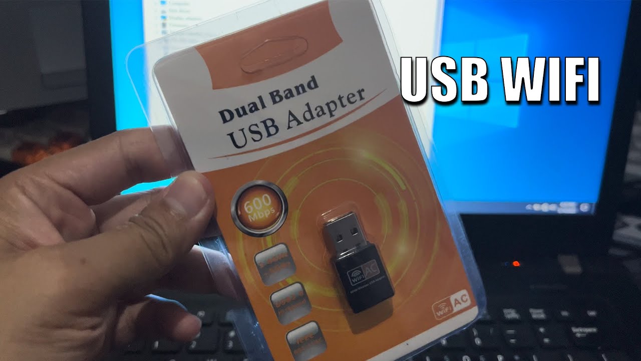 DUAL BAND USB ADAPTER ( USB WIFI ) 2.4GHZ & 5GHZ - TESTED - YouTube
