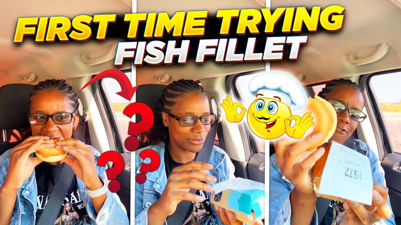 FIRST TIME TRYING FISH FILLET FROM MCDONALDS - YouTube