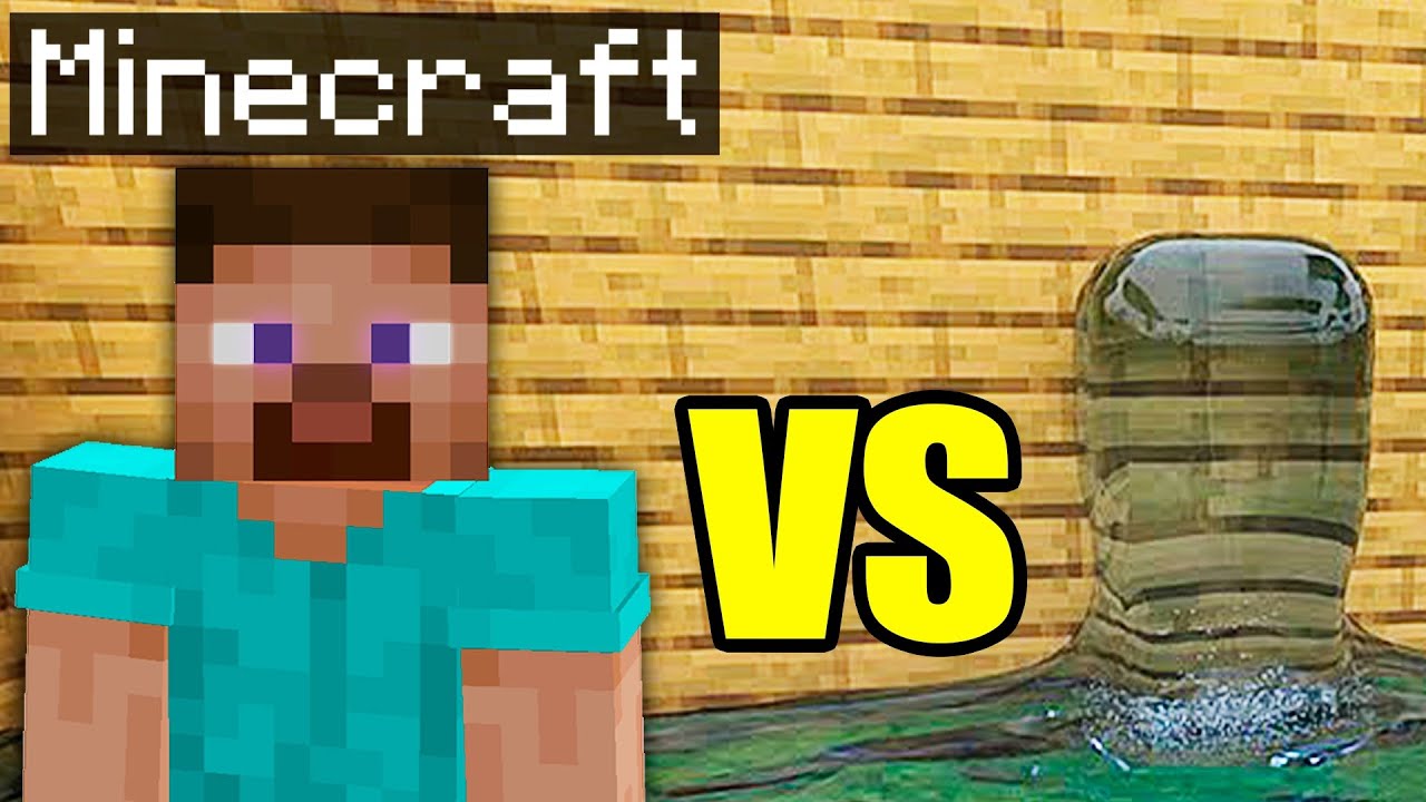 Minecraft vs all Realistic things - YouTube