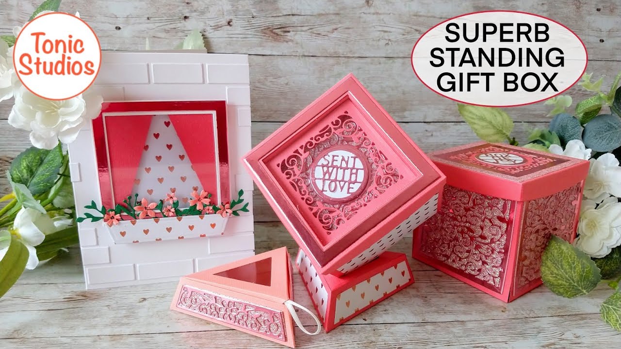 Tonic Studios Superb Standing Gift Box - YouTube