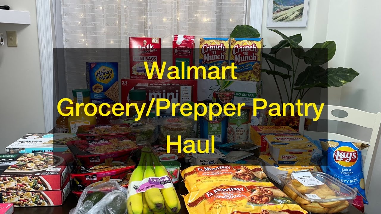 Walmart Prepper Pantry Haul | Inflation | Rotating Prepper Pantry ...