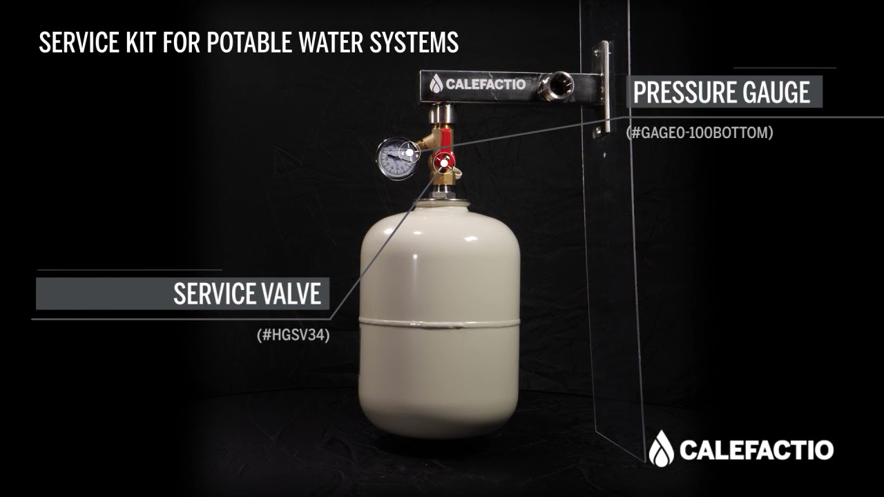 Calefactio Service Kit for Potable Water Systems - YouTube